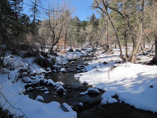Picture of the Day: Winter On the Rio Ruidoso – On Walkabout
